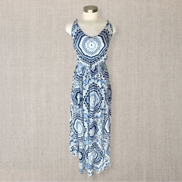 Rip Curl | Dresses | Ripcurl Patterned Spaghetti Strap Maxi Dress ...